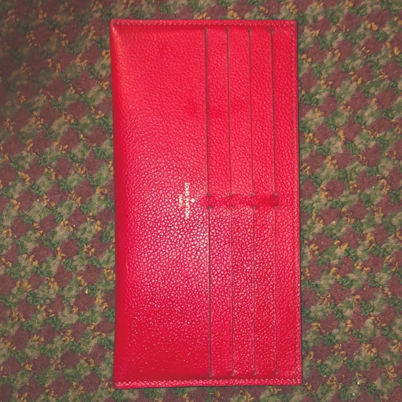 Louis Vuitton | Accessories | Louis Vuitton Red Wallet | Poshmark